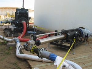 Oil storage tank non-man entry tank cleaning - Tanksweep